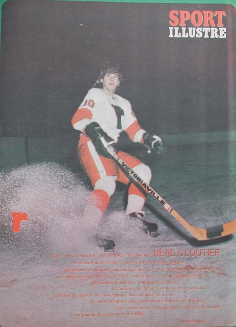 NHL HOCKEY PHOTO Print Real Cloutier Quebec Rampart Junior Team $6.95 ...