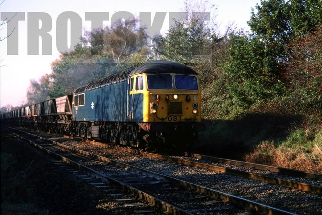 35MM SLIDE BR British Railways Diesel Loco Class 56 56081 1988 Water ...