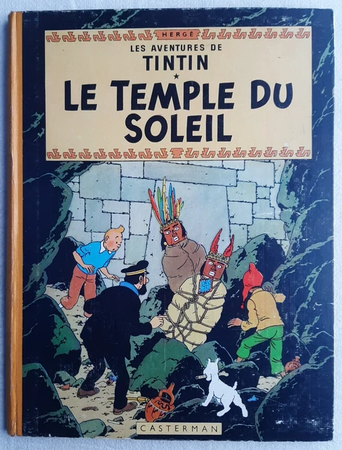 TINTIN LE TEMPLE Du Soleil Edition De 1960 Pages Garde Inversees Tres Rare EUR 79,00 - PicClick FR