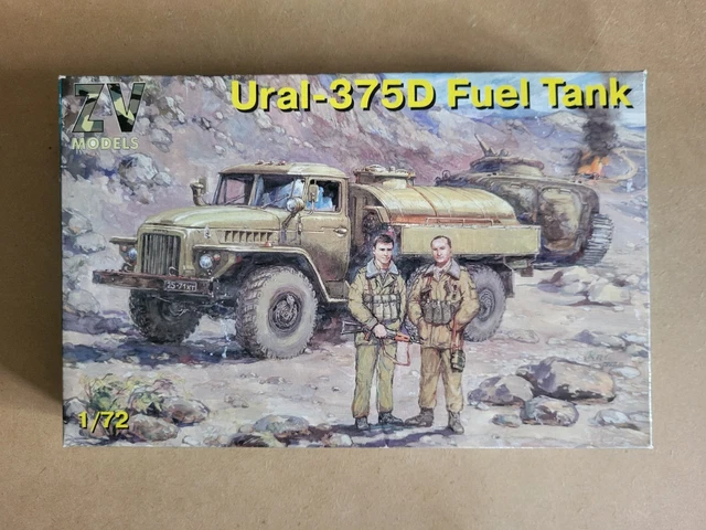 ZV MODELS NR.: 72003 Ural-375D Fuel Tank 1:72 OVP versiegelt EUR 14,99 ...