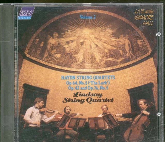 CDDCA637 LINDSAY STRING Quartet Haydn String Quartets Volume 2 CD UK Asv Digital EUR 7,13 ...