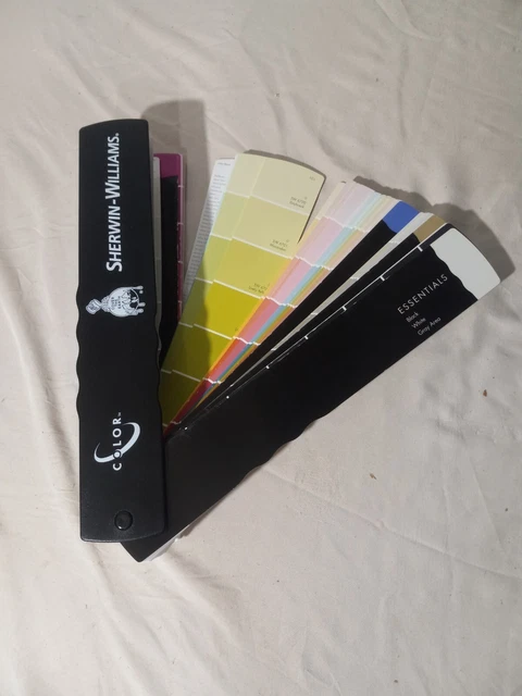 SHERWIN WILLIAMS COLOR Fan Deck Paint Swatches Chips Book Samples 2001 ...