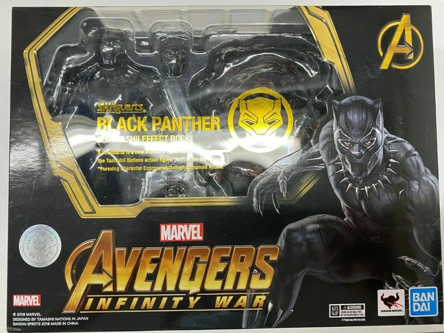 BANDAI S.H.FIGUARTS SHF Black Panther Avengers Infinity War & Effect ...