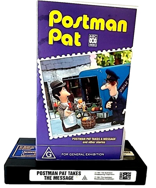 POSTMAN PAT TAKES A Message And Other Stories ABC VHS Cassette Tape ...