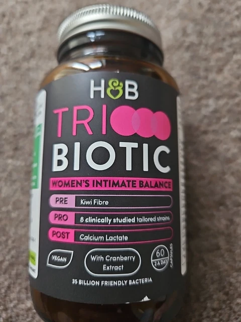 HOLLAND & BARRETT Tri Biotic Womens Intimate Balance Supplement 60 ...