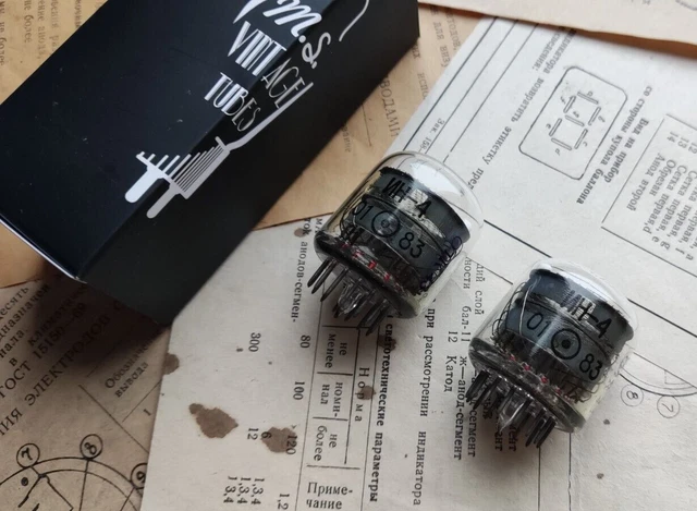 IN-4 X 2 Set Nixie Tube NEW NOS (USA Seller) $25.00 - PicClick
