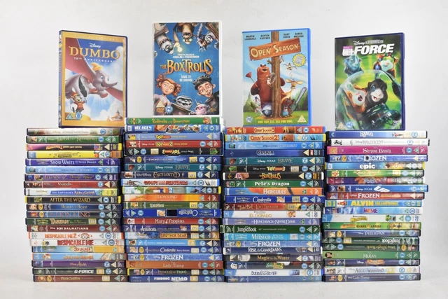 DISNEY PIXAR DREAMWORKS Children's Family DVD Job Lot Large Collection Bundle £19.99 - PicClick UK