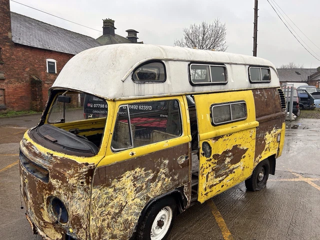 VOLKSWAGEN T2 BAY Window High Top Roof Factory Fitted VW £594.99 ...