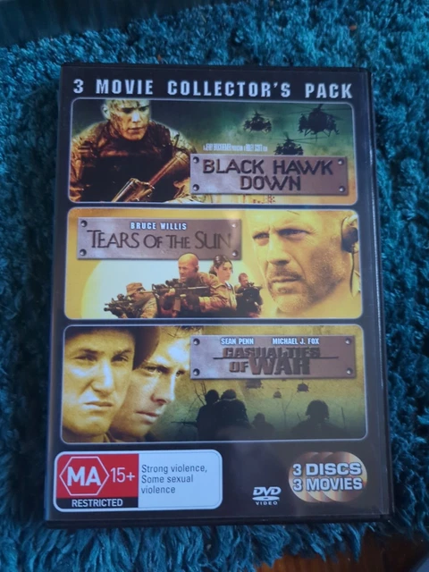BLACK HAWK DOWN Tears Of The Sun Casualties Of War DVD Region 4 $14.90 ...