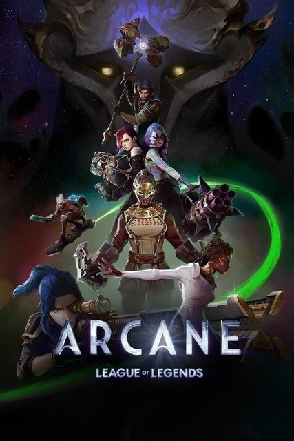 ARCANE LEAGUE OF Legends Poster Locandina 45X32Cm Serie Tv EUR 14,90 ...