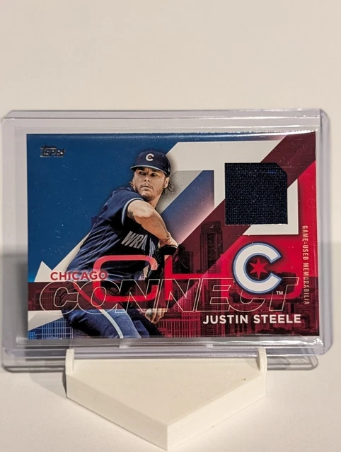 RELIQUE MAILLOT JUSTIN Steele 2024 Topps Series 2 City Connect #CC2-JS ...