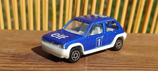 1/51 MAJORETTE N°205 Renault Supercinq GT Turbo 1985 ELF miniature ...
