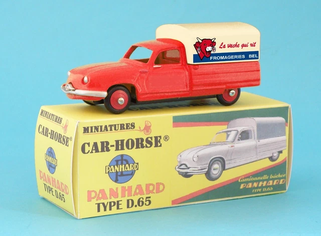 CAR-HORSE PANHARD DYNA D65 pick up bâché Vache qui Rit rouge style ...