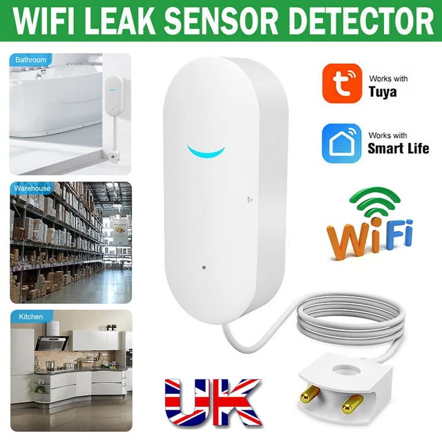 TUYA SMART WIFI Water Leak Sensor Flood Leakage Level Overflow Detector ...