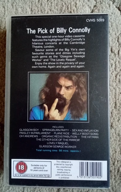 THE PICK OF Billy Connolly VHS £12.00 - PicClick UK