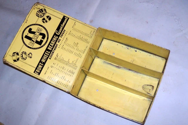 VINTAGE L&S AUTOMOTIVE Wheel Bearing Display Box (Cabinet) circa 1949 ...