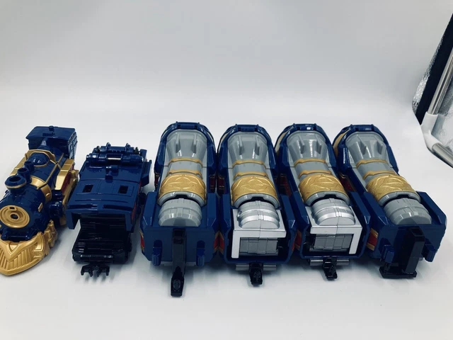 POWER RANGERS MYSTIC Force Solar Streak Megazord Bandai DX Magiranger ...