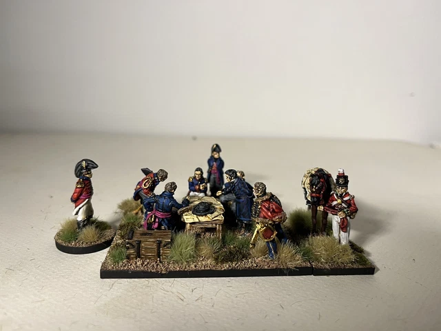 28MM PERRY MINIATURAS Península War Wellington And Staff Around A Map ...