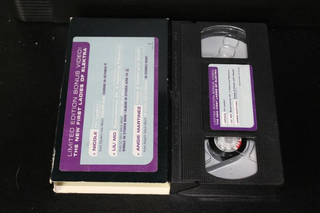 THE NEW FIRST Ladies Of Elektra VHS Cassette Tape Nicole Lil' Mo Angie ...