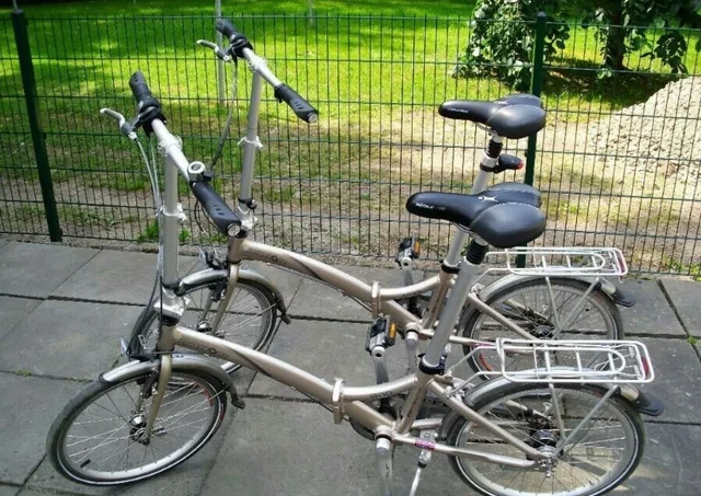 DAHON ROO 6061 T6 Faltrad 20 Zoll Klapprad Bootsfahrrad 3 Gang silber ...