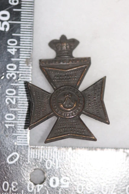 BRITISH ARMY METAL Cap Badge King's Royal Rifle Corps Small Victorian £ ...