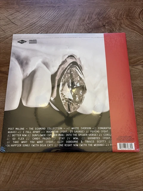 POST MALONE THE Diamond Collection 2LP Limited Edition Sunrise Yellow ...