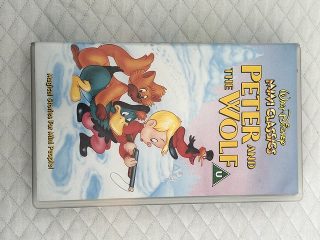 Walt Disney Mini Classics Peter And The Wolf Vhs Tested And Working