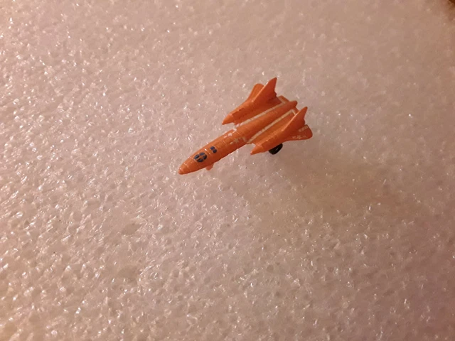 MICRO MACHINES Avion SR-71 Blackbird Mini fighter jet plane Galoob B ...
