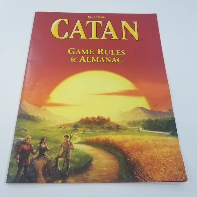 CATAN REPLACEMENT GAME Rules And Almanac Booklet Instructions 7 99 catan-replacement-game-rules-and-almanac-booklet-instructions-7-99