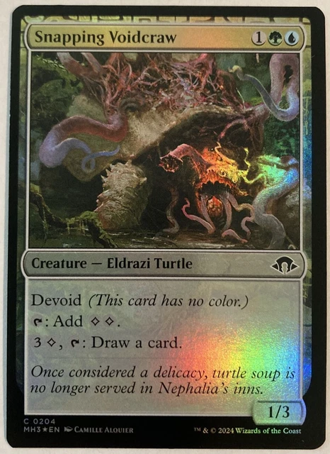 MTG SNAPPING VOIDCRAW LAMINA Modern Horizons 3 204 quasi nuova EUR 4,54 ...