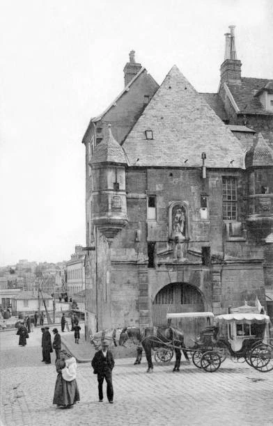 THE HOUSE OF the lieutenant Honfleur Normandy France c 1910 This h- Old ...