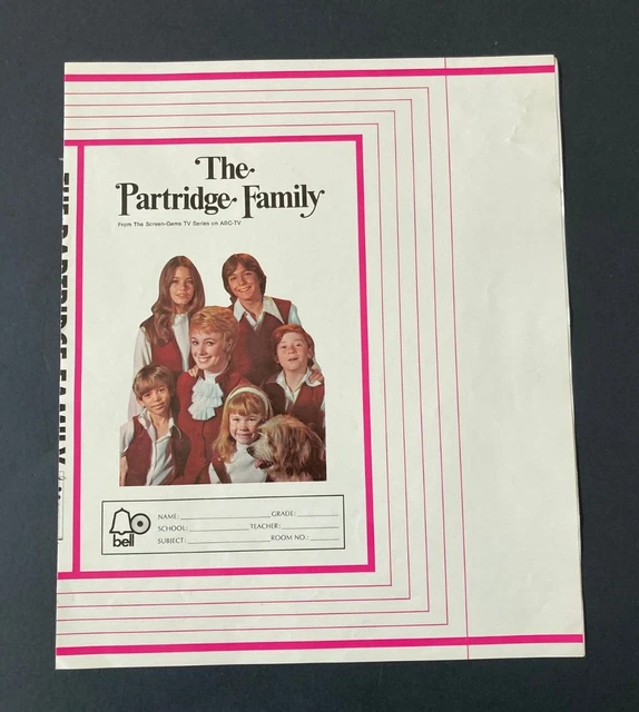 VINTAGE PARTRIDGE FAMILY Book Cover LP Insert 1971 Bell Records Book ...