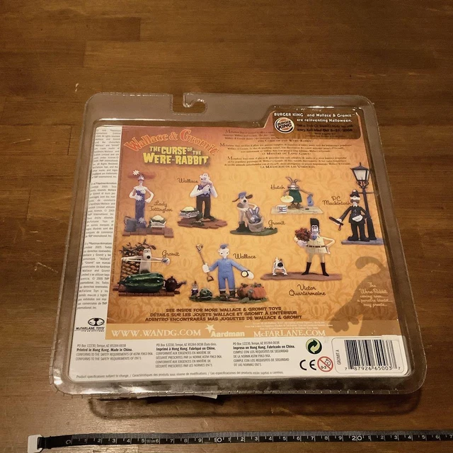 WALLACE AND GROMIT Figure Big Pinch Gromit Rabbit in the Vegetable ...