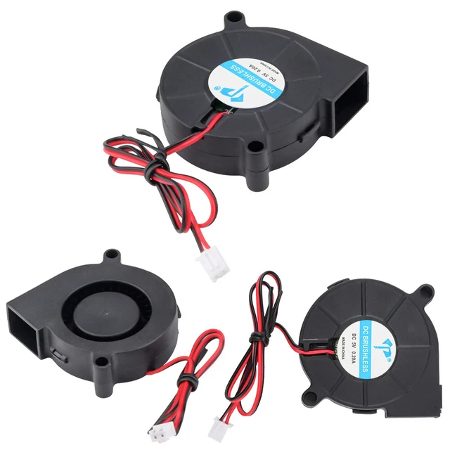 BRUSHLESS TURBO 5V 12v 24v Cooler Blower Fan Part Silent Micro ...
