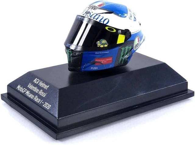MINICHAMPS 1/8 AGV Helmet Valentino Rossi Misano Motogp 2020 Race 1 ...