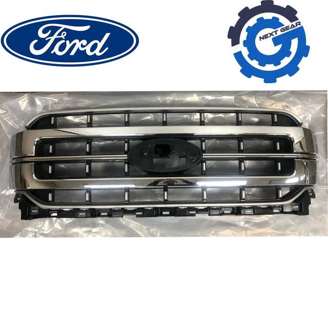 NEW OEM FORD Grille For 2021 2022 2023 Ford F-150 Lariat Chrome ML34 ...