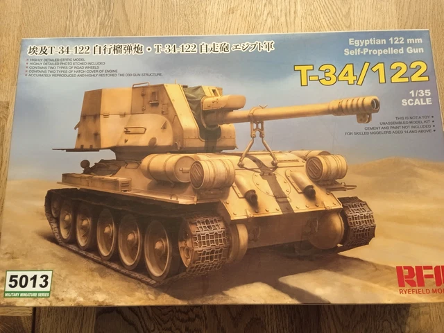 RYE FIELD MODEL RFM-5013. 1.35. Egyptian 122 mm Self-Propelled Gun EUR ...