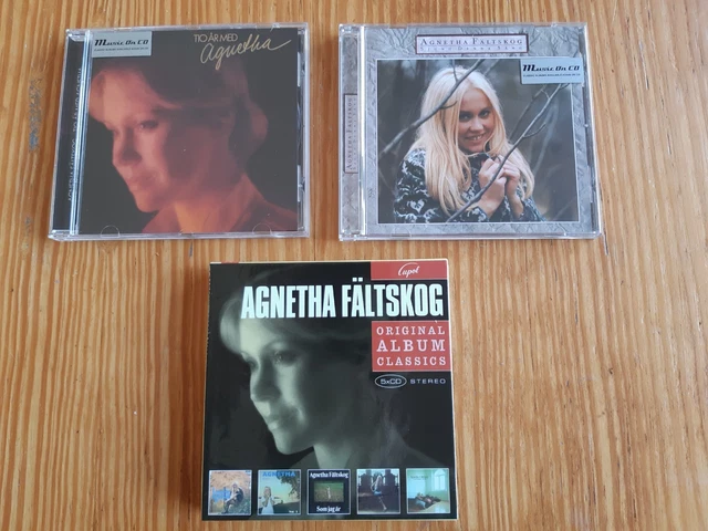 AGNETHA FALTSKOG -ORIGINAL Album Classics 5 Cd Box Set + Sjung Cd + Tio ...