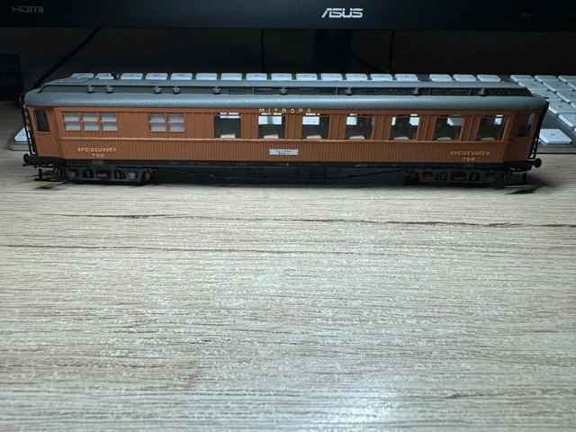 FLEISCHMANN 5081 H0 Mitropa Dining Car Orient Express Good Condition £ ...