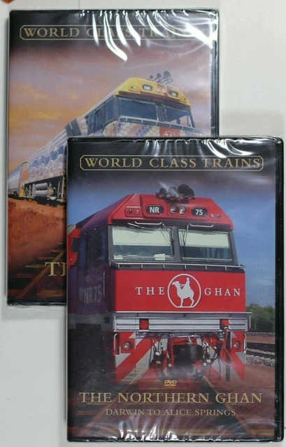 WORLD CLASS TRAINS - The Ghan - The Northern Ghan - Region 0 New Sealed ...