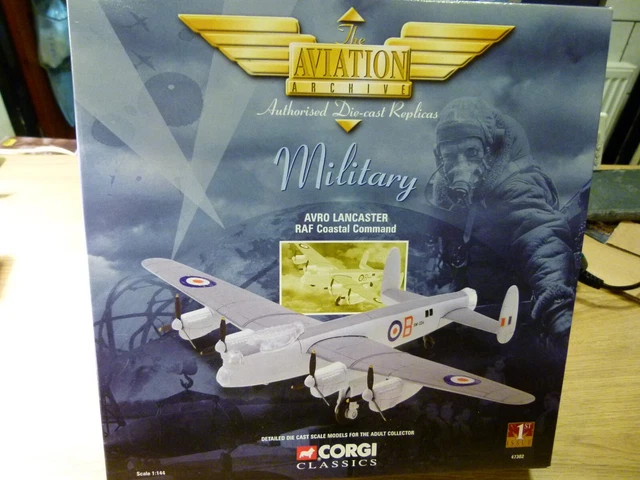 CORGI, AVIATION ARCHIVE, Avro Lancaster, RAF Coastal, Scale 1-144 ...