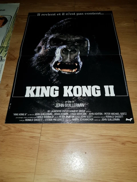 AFFICHE DE CINÉMA d'époque du film: KING KONG II de 1986 (40x60cm) EUR 12,00 - PicClick FR