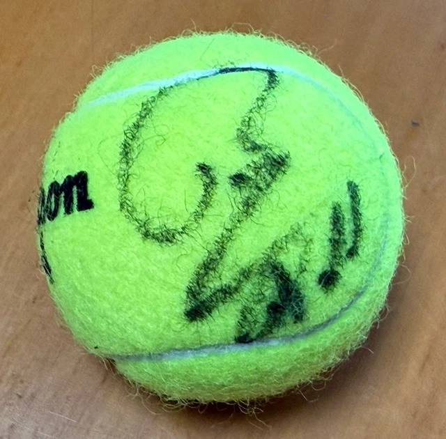 RAFA NADAL SIGNED Autograph Photo Ball Pelota Tenis ROLAND GARROS ...