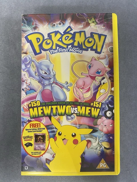 POKÉMON THE FIRST Movie VHS Tape - Yellow VHS - Sealed With Promo £59. ...