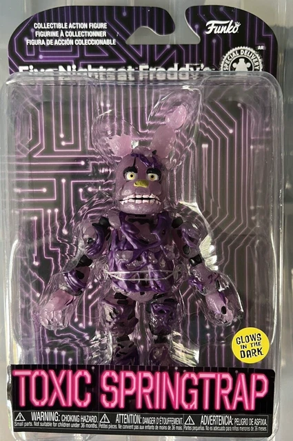 FIVE NIGHTS AT Freddys Toxic Springtrap Glow In The Dark Funko Action ...
