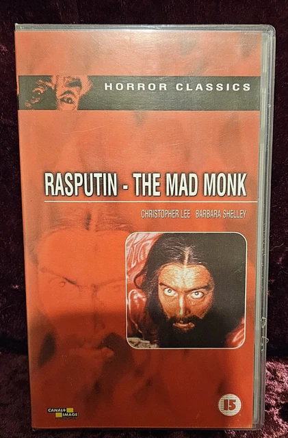 RASPUTIN - THE Mad Monk VHS Horror Christopher Lee & Barbara Shelley ...