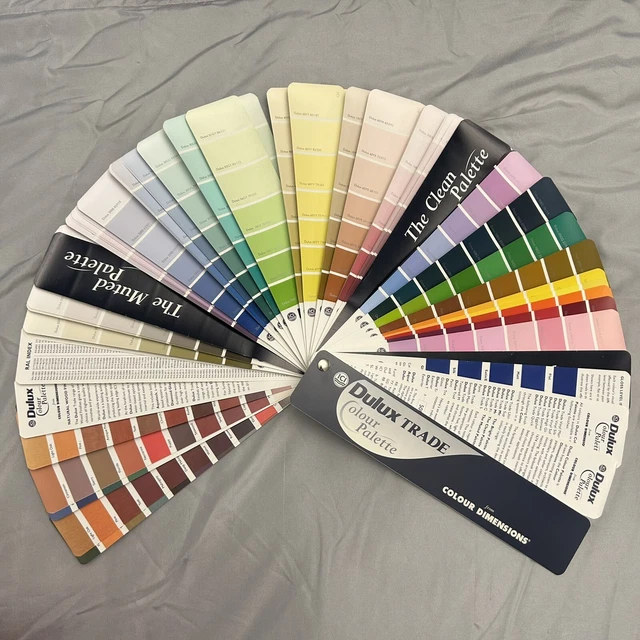 DULUX TRADE COLOUR palette chart From Colour Dimensions £18.99 ...