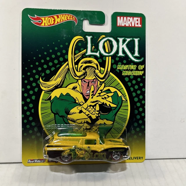 HOT WHEELS POP Culture Marvel 8 Cate Delivery Loki Master Of Mischief ...