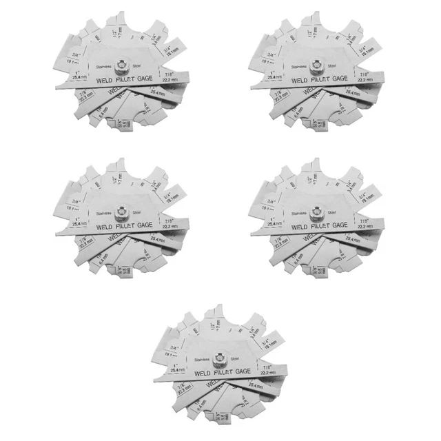 WELDING INSPECTION GAUGE Testing Thickness Gauge Fillet Weld Gauge ...