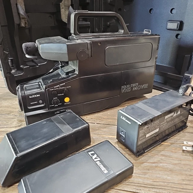 VHS CAMERA SOLID State Movie Sears Roebuck LXI Series Camcorder Auto ...
